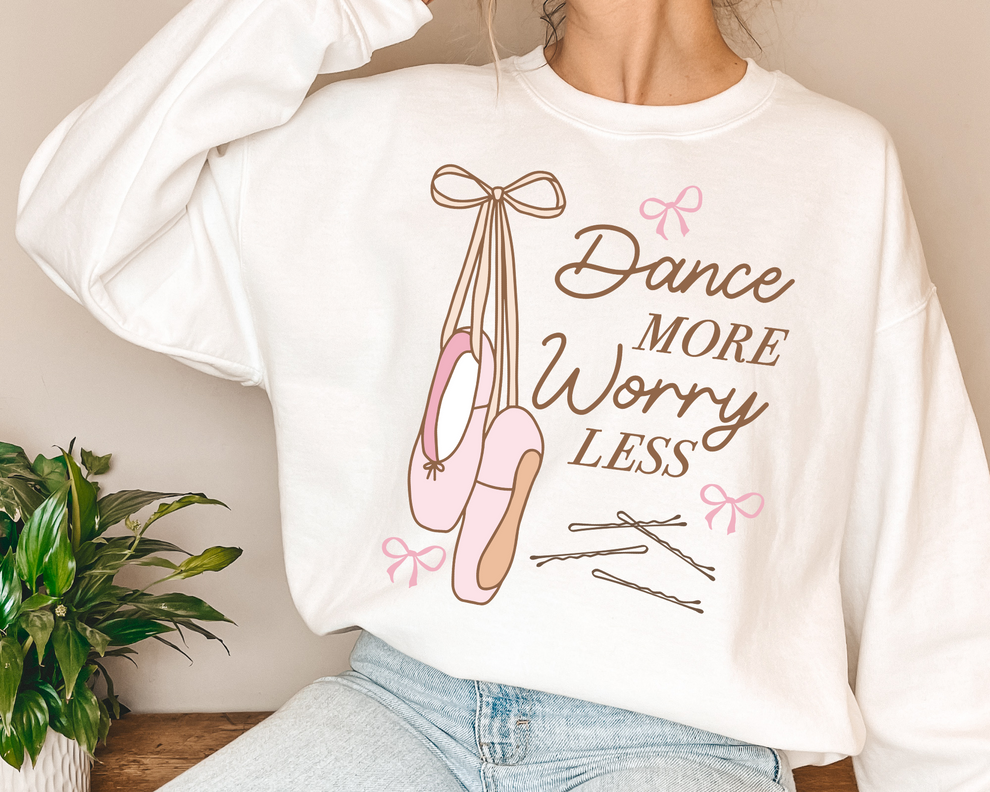 FREE Ballet SVG | Pointe Shoes SVG | Dance More Worry Less SVG – Caluya ...