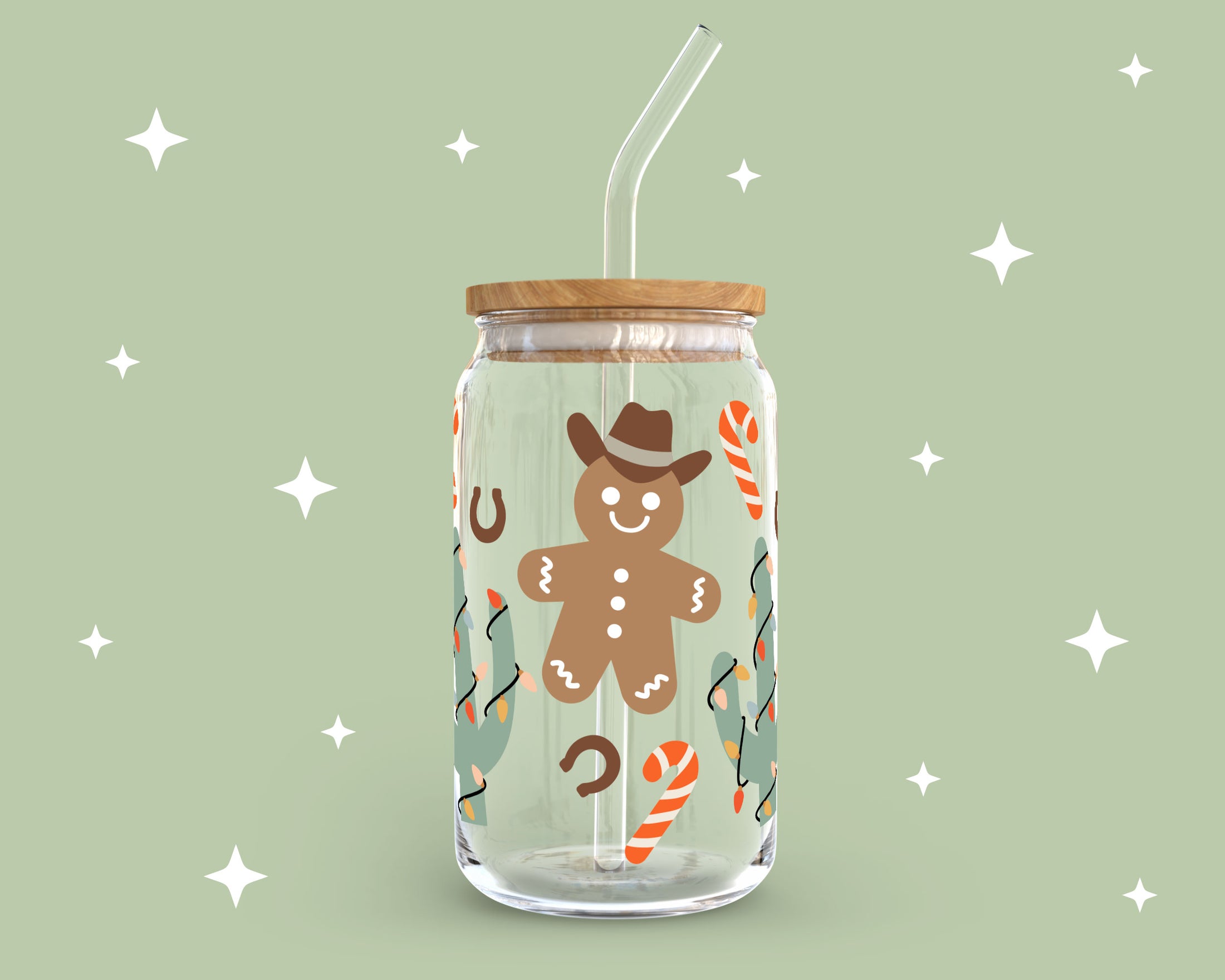 FREE Western Christmas SVG | Cowboy Gingerbread Man SVG – Caluya Design