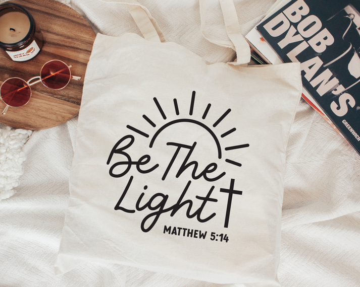 FREE Be The Light SVG | Bible Verse SVG – Caluya Design