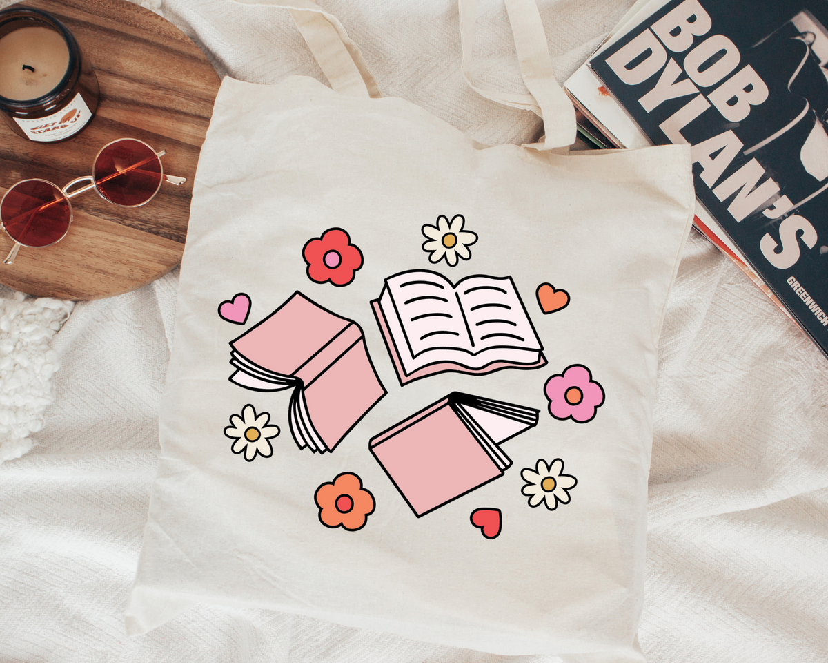 FREE Floral Book SVG | Cute Book SVG | Book Lover SVG – Caluya Design