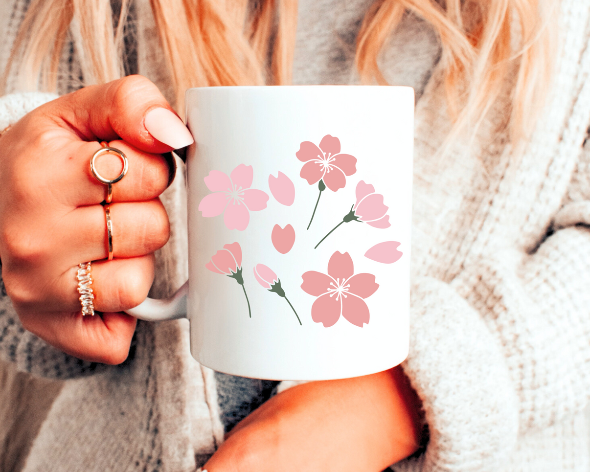 FREE Sakura SVG | Cherry Blossom SVG – Caluya Design