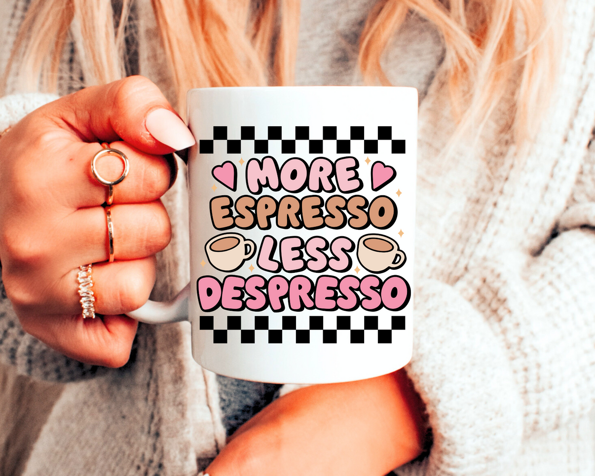 FREE More Espresso Less Despresso SVG | Coffee SVG – Caluya Design
