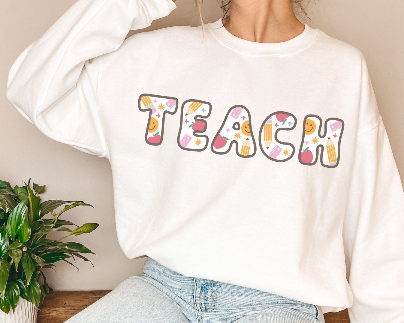 FREE Teach SVG | Retro Teacher SVG – Caluya Design