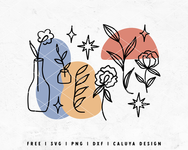 FREE Boho Flower SVG | Spring Bohemian SVG Cut File for Cricut, Cameo ...