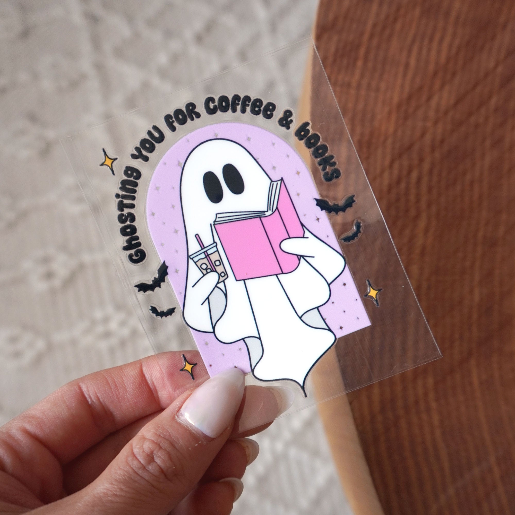 [ Double Sided ] UV DTF Transfer | Ghosting You – Caluya Design