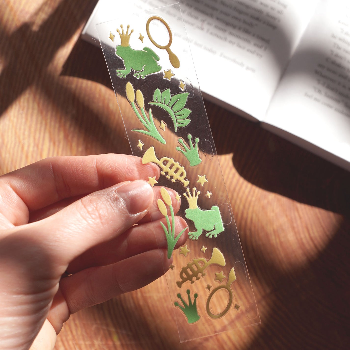 [ Double Sided ] Bookmark UV DTF Decal | The Frog Prince – Caluya Design