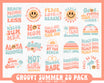Groovy Summer SVG Bundle | 20 SVG Pack – Caluya Design