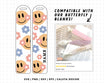 Bookmark Template SVG | Flower Smiley Face SVG – Caluya Design