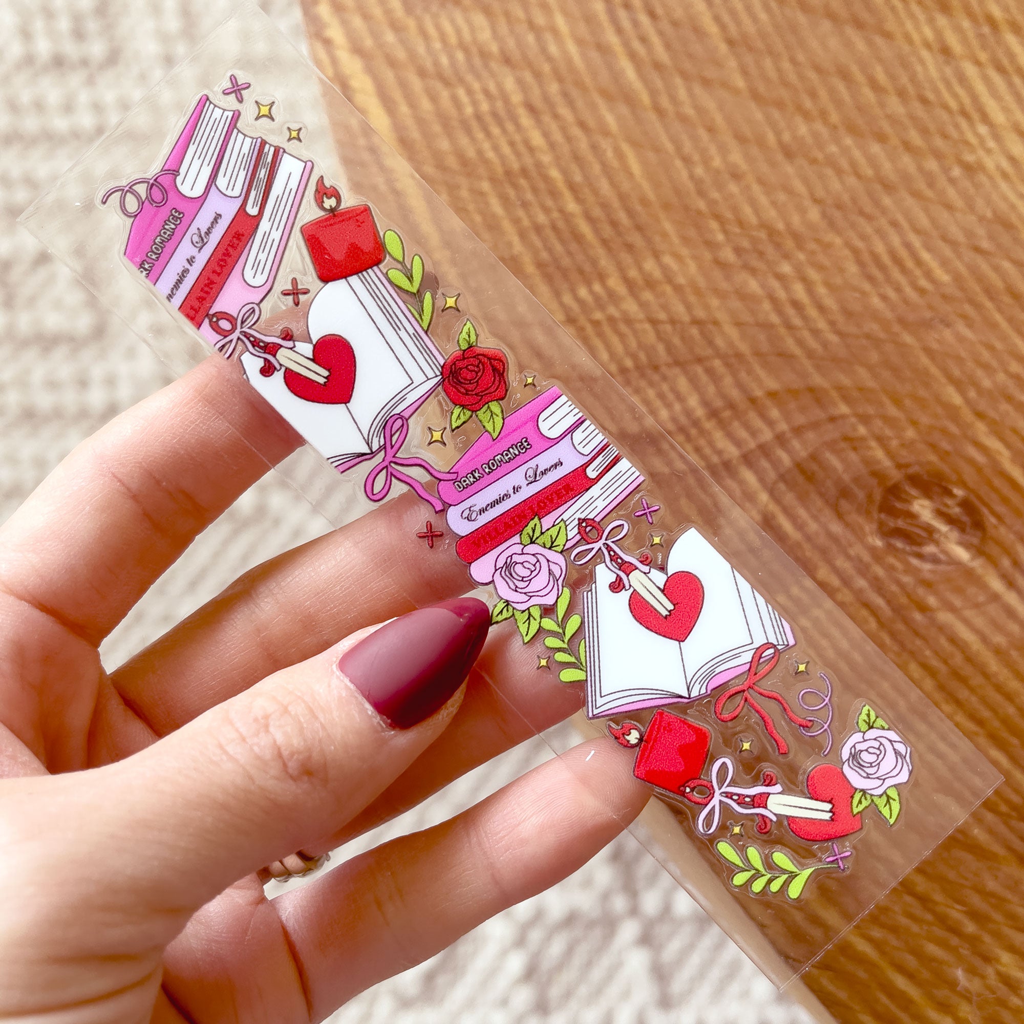 [ Double Sided ] Bookmark UV DTF Decal | Dark Romance Reader – Caluya ...