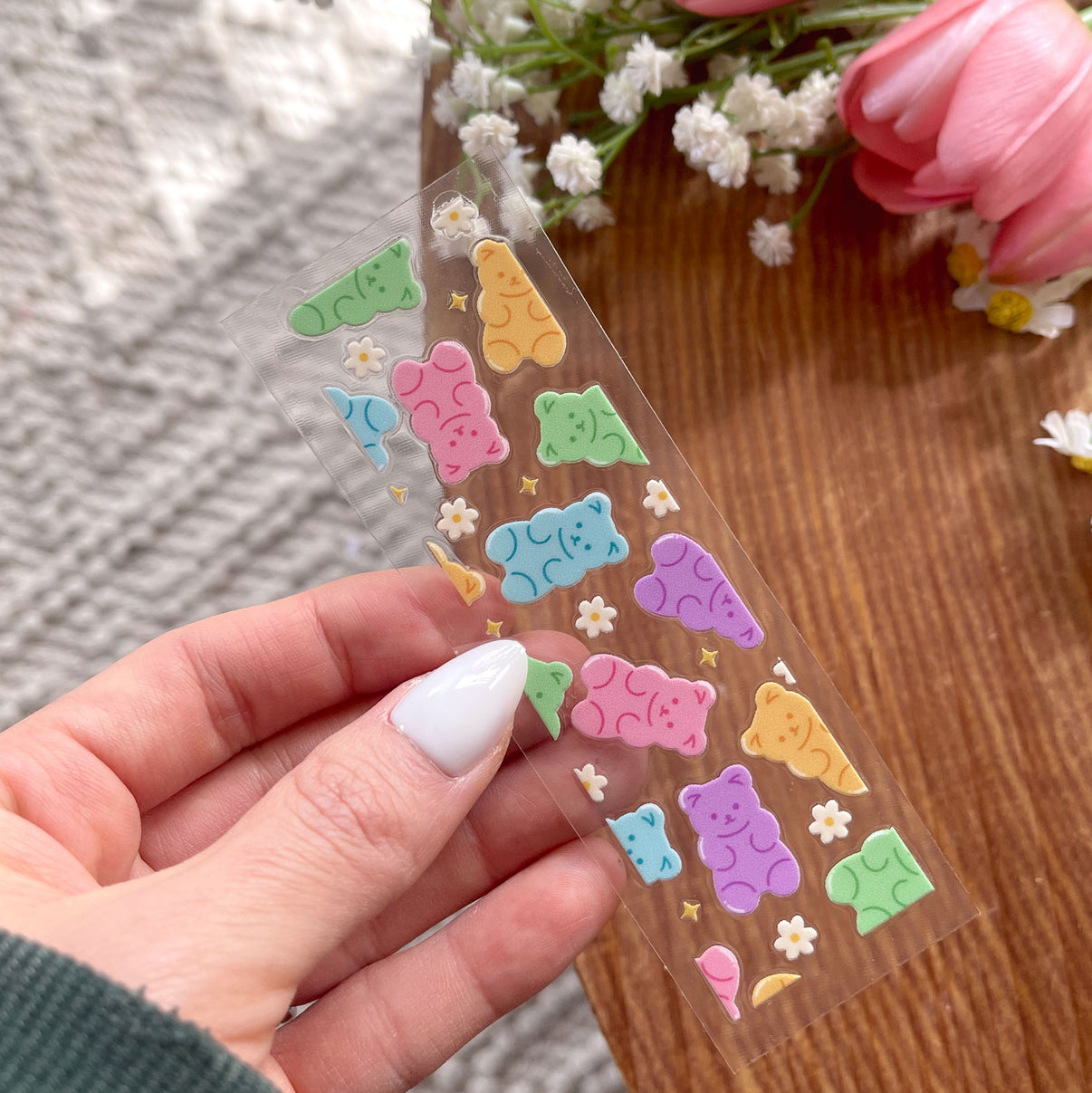 Pen UV DTF Wrap | Colorful Gummy Bear – Caluya Design