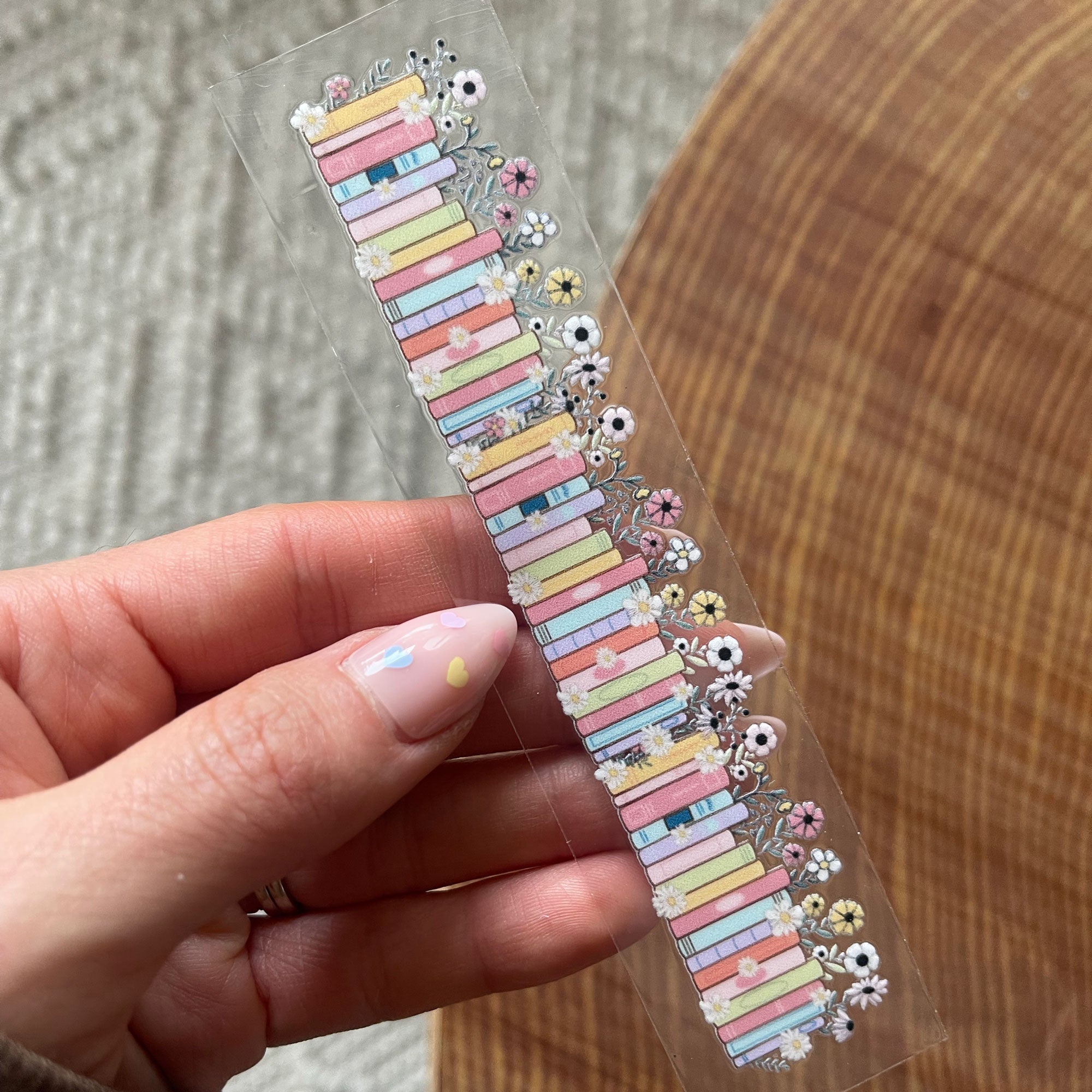 Bookmark UV DTF Decal | Floral Book – Caluya Design