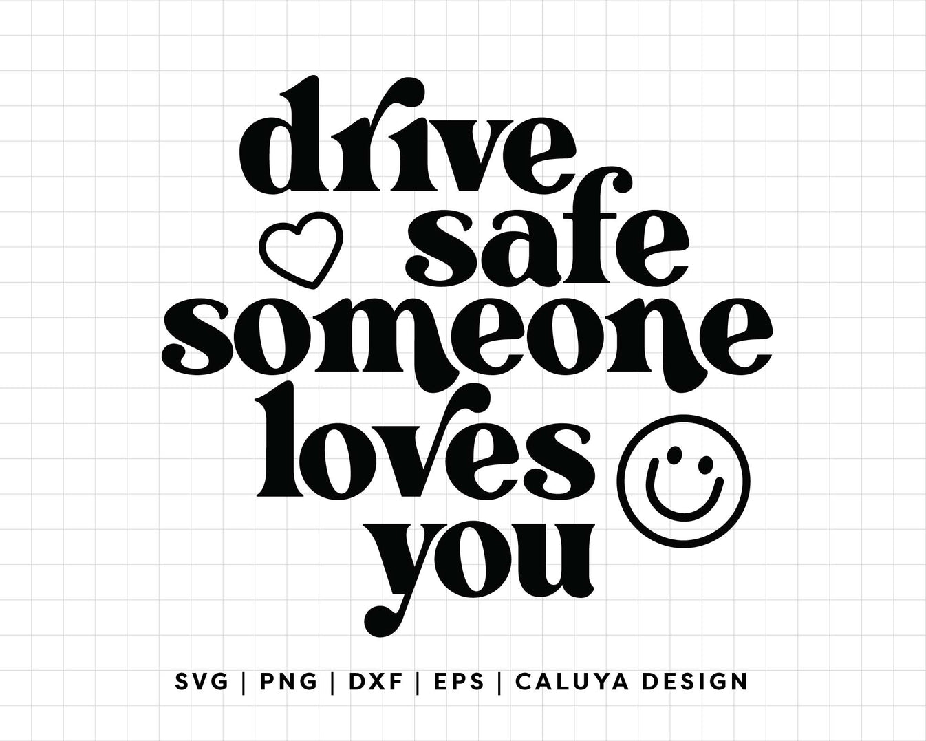 FREE Drive Safe SVG | Bumper Car Sticker SVG – Caluya Design