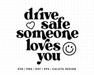 FREE Drive Safe SVG | Bumper Car Sticker SVG – Caluya Design