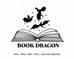 FREE Book Dragon SVG | Fantasy Book SVG – Caluya Design