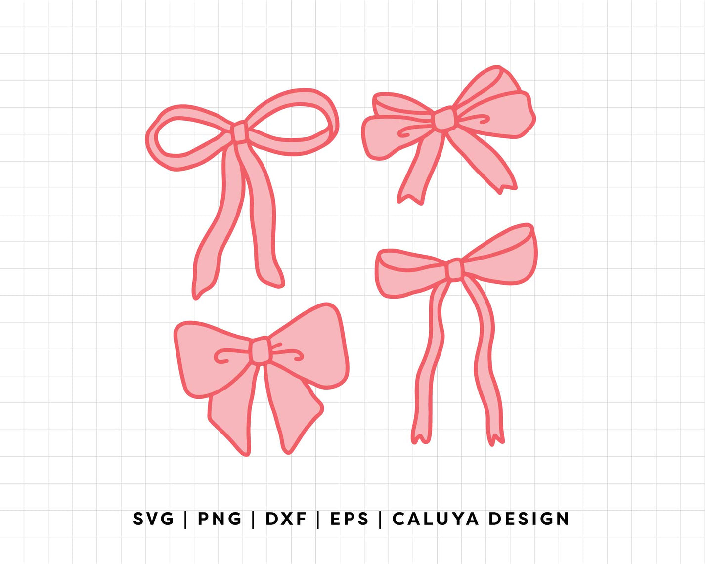 FREE Bows SVG | Cute Bows SVG – Caluya Design