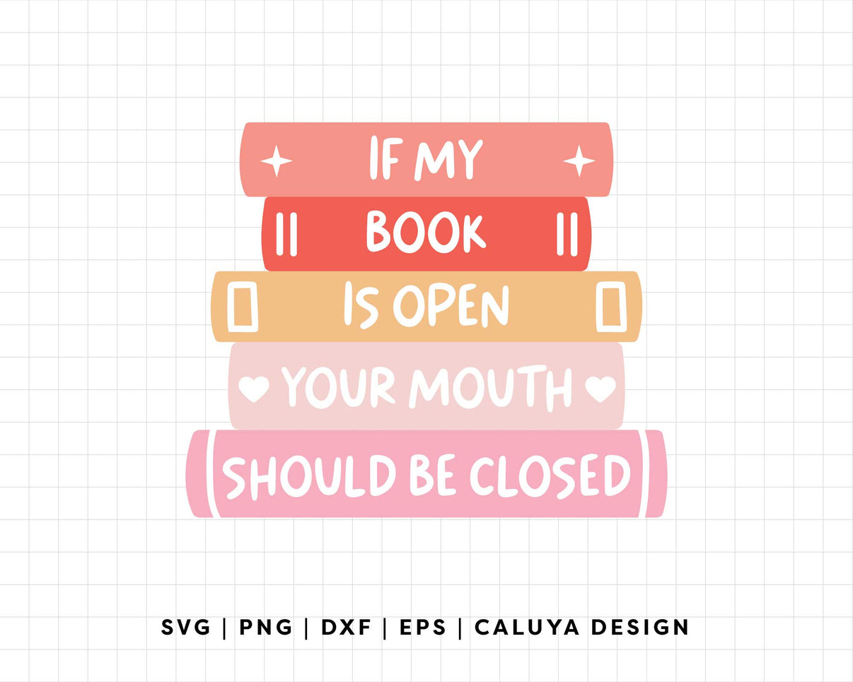 FREE Book Lover SVG | Bookish SVG – Caluya Design