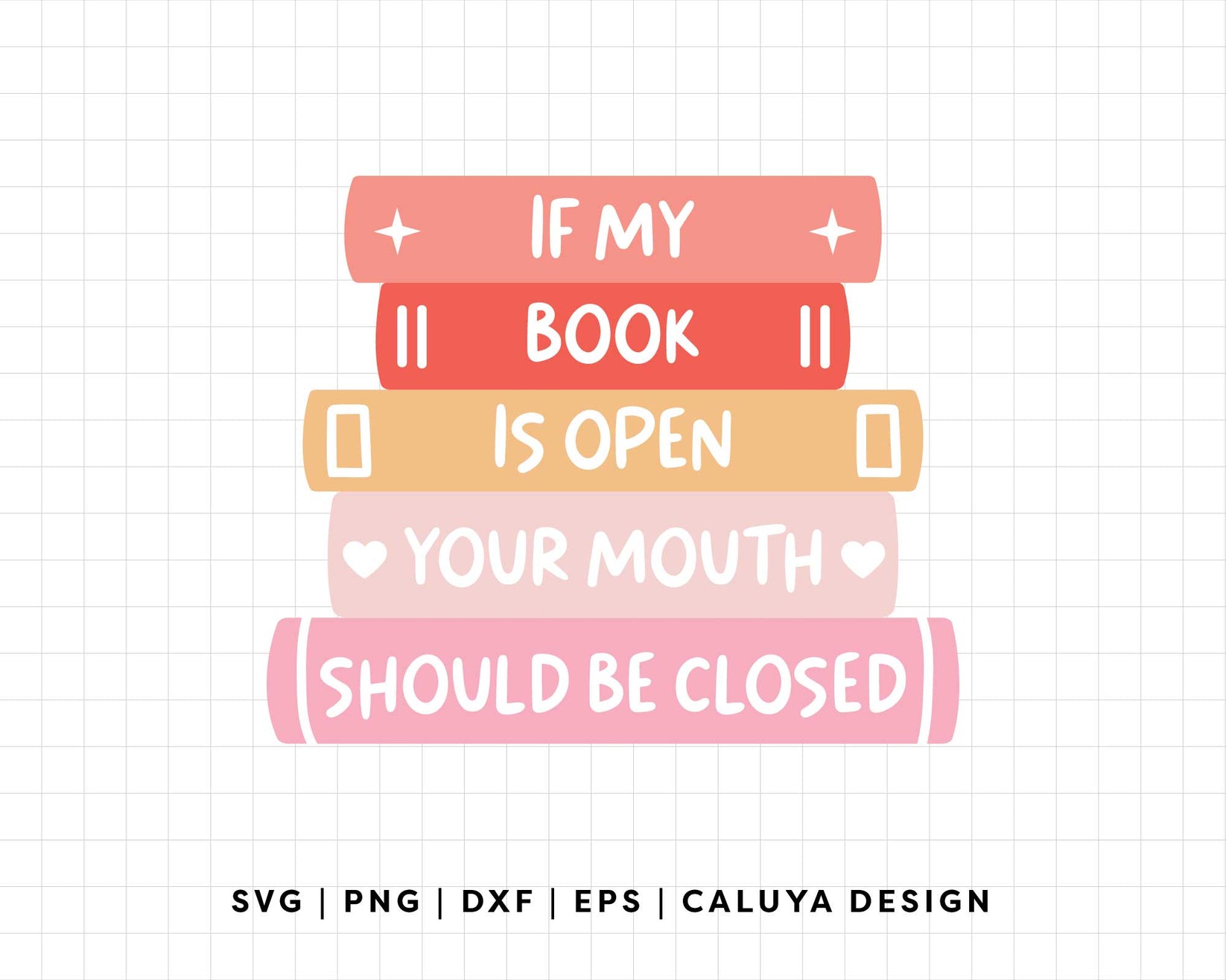 FREE Book Lover SVG | Bookish SVG – Caluya Design