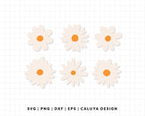 FREE Daisy Flower SVG | Simple Daisy SVG – Caluya Design