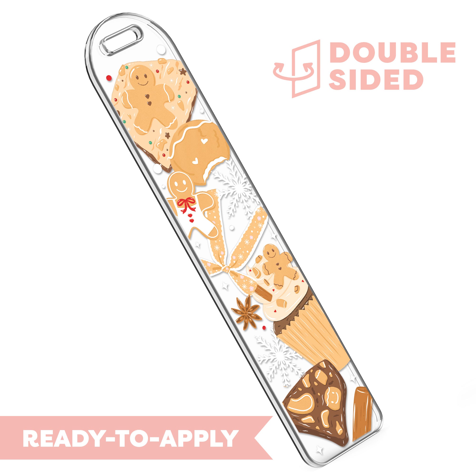 [ Double Sided ] Bookmark UV DTF Decal | Bake And Be Merry – Caluya Design