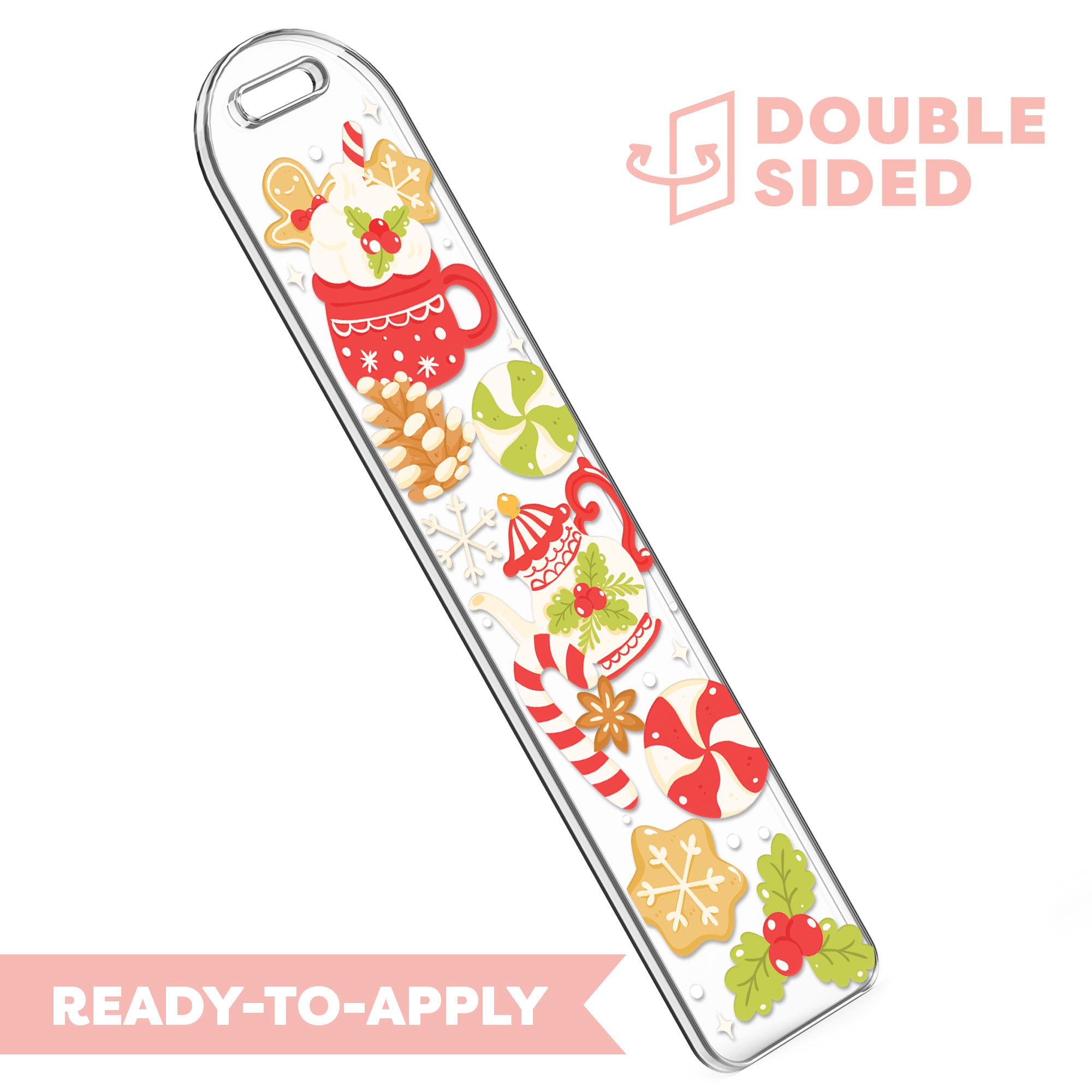 [ Double Sided ] Bookmark UV DTF Decal | Holiday Baking Time – Caluya ...