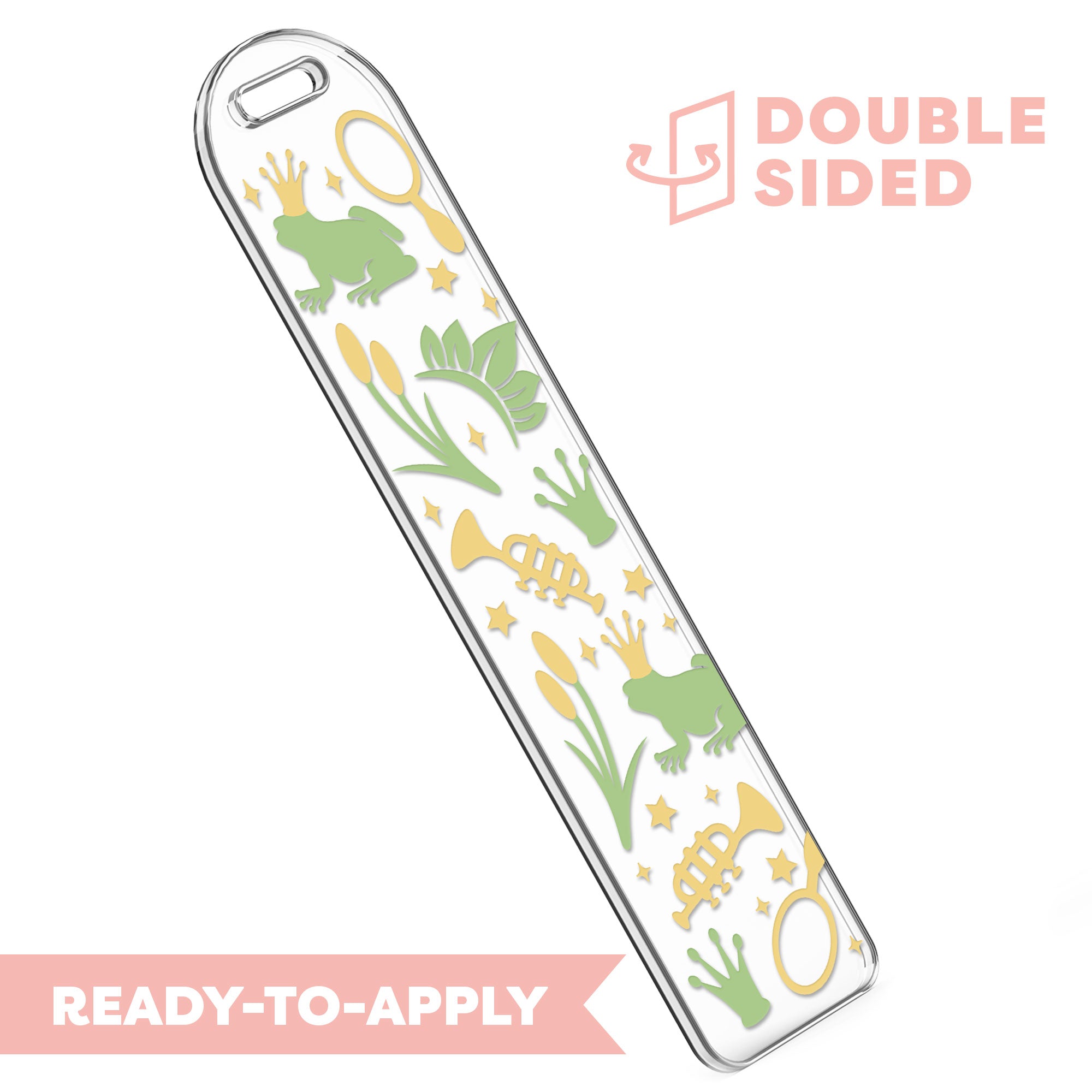 [ Double Sided ] Bookmark UV DTF Decal | The Frog Prince – Caluya Design