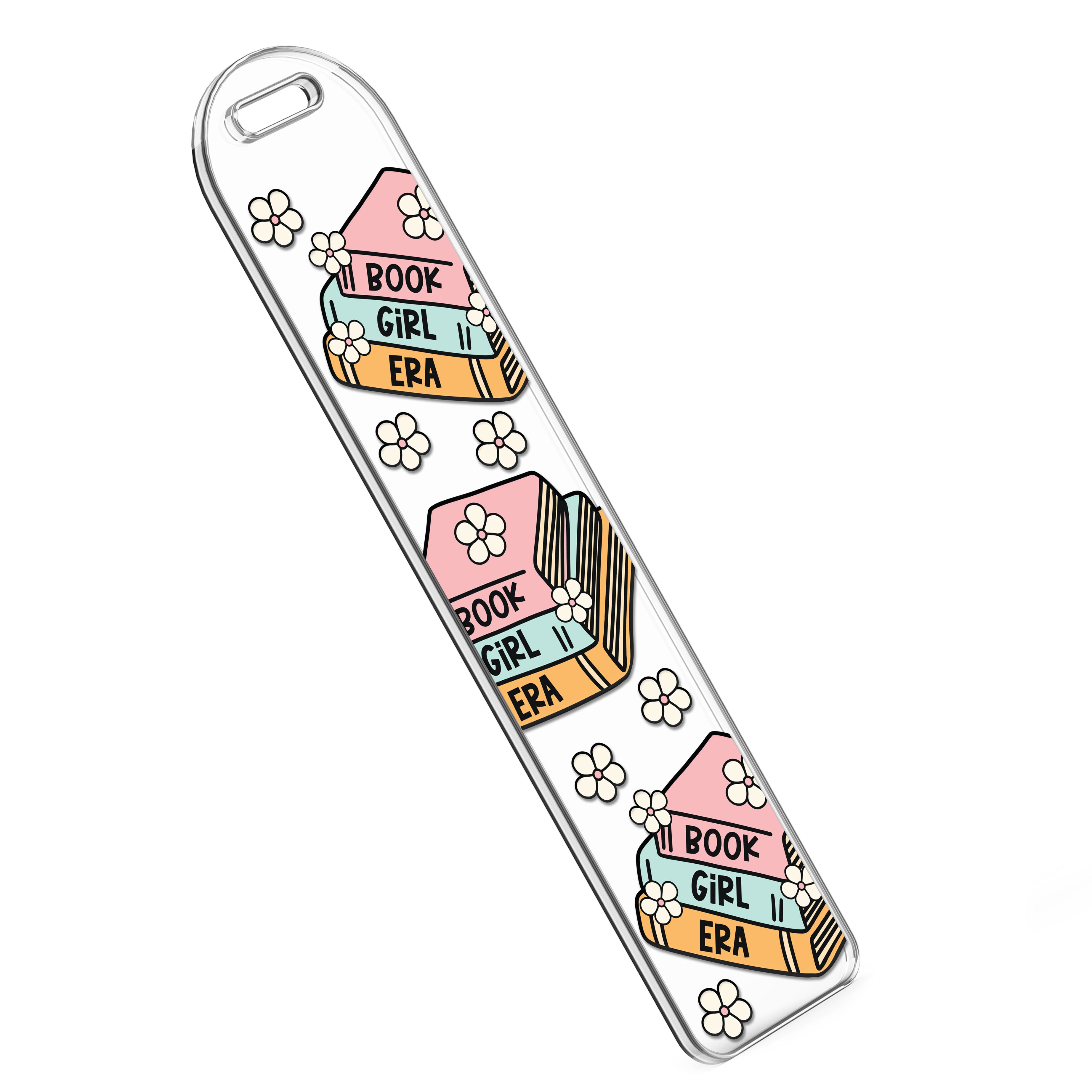 [ Double Sided ] Bookmark UV DTF Decal | Book Girl Era – Caluya Design