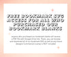 Bookmark Template SVG | Flower Smiley Face SVG – Caluya Design