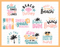 Fun Summer SVG Bundle | 20 Pack – Caluya Design