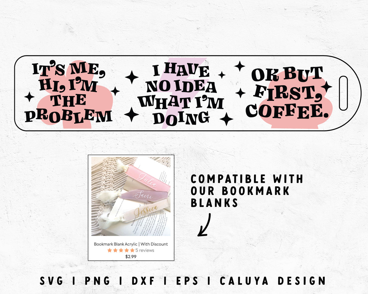 Bookmark Template SVG | Funny & Sassy Quote SVG – Caluya Design