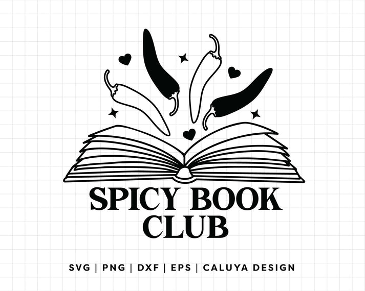 FREE Spicy Book Lover SVG | SMUT SVG – Caluya Design