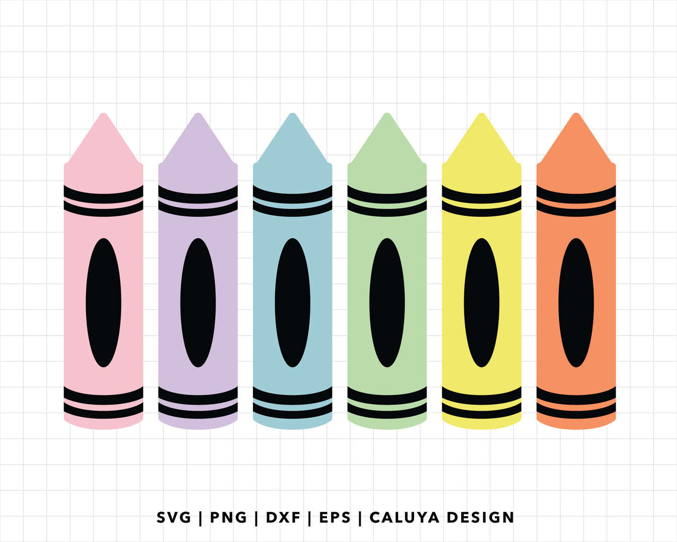 FREE Crayon SVG | Back To School SVG – Caluya Design