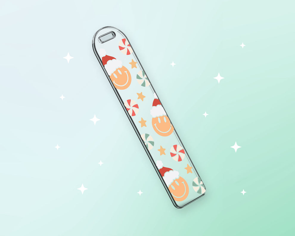 Bookmark Template SVG | Smiley Santa SVG – Caluya Design