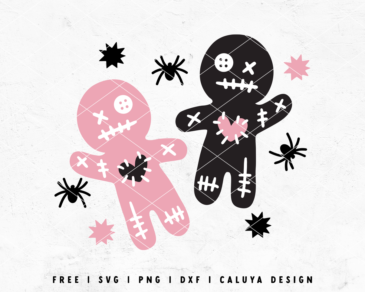 FREE Boodoo Doll SVG | Cute Halloween SVG Cut File for Cricut, Cameo ...