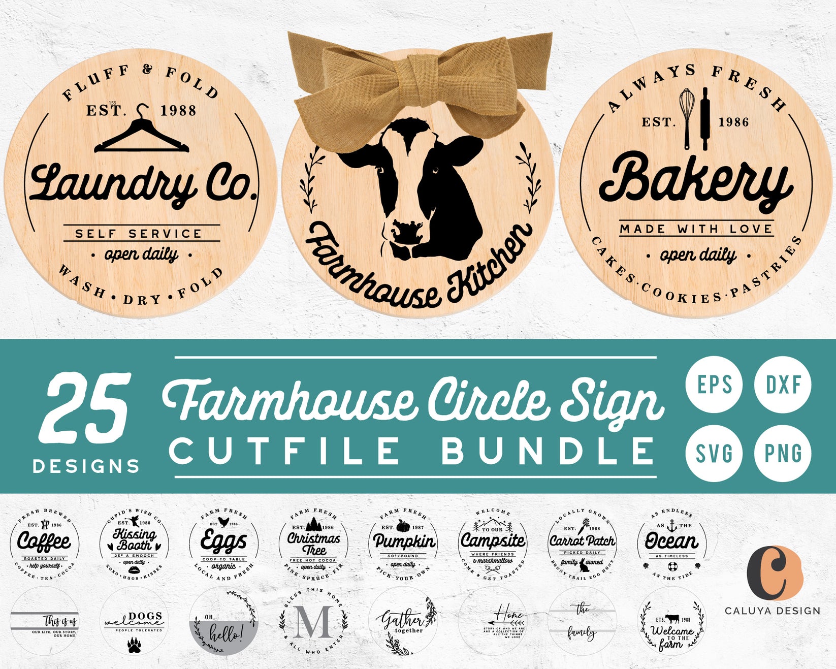 Circle Sign Making SVG Bundle – Caluya Design