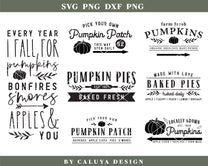 Fall Farmhouse Sign Making SVG Bundle For Cricut, Cameo Silhouette ...