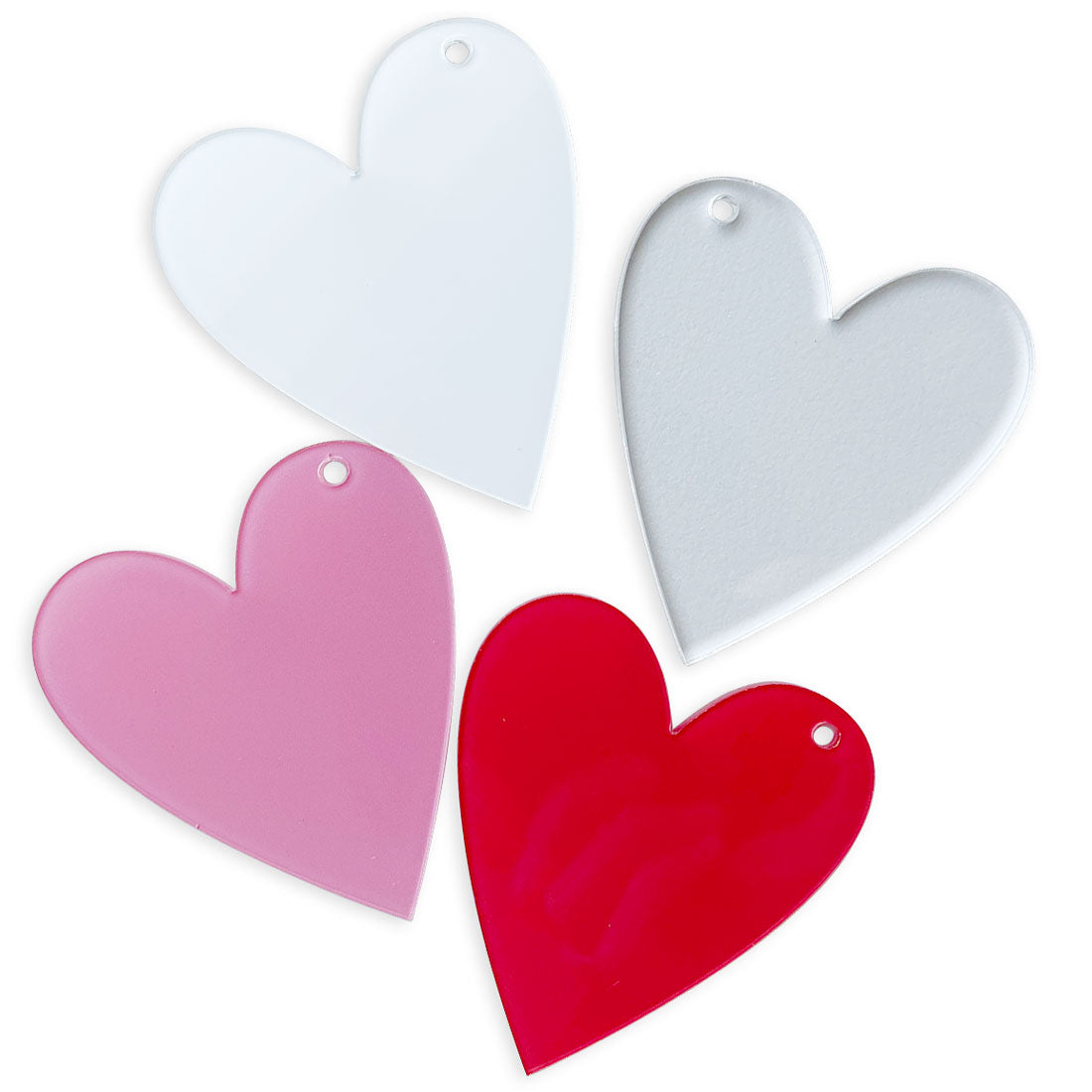 Heart Acrylic Blank | Craft Supply for Cricut Craft | Acrylic Keychain ...