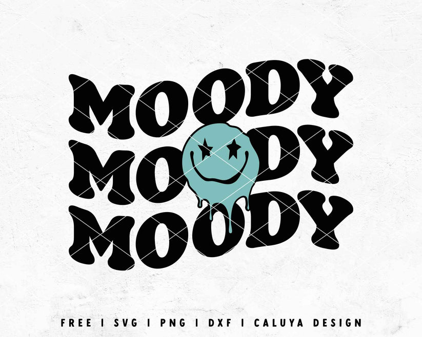 FREE Moody SVG | Aesthetic SVG | Smiley Face SVG Cut File for Cricut ...