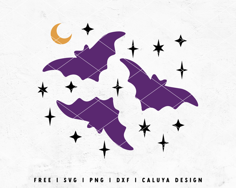 FREE Bat SVG | Halloween Pattern SVG Cut File for Cricut, Cameo ...