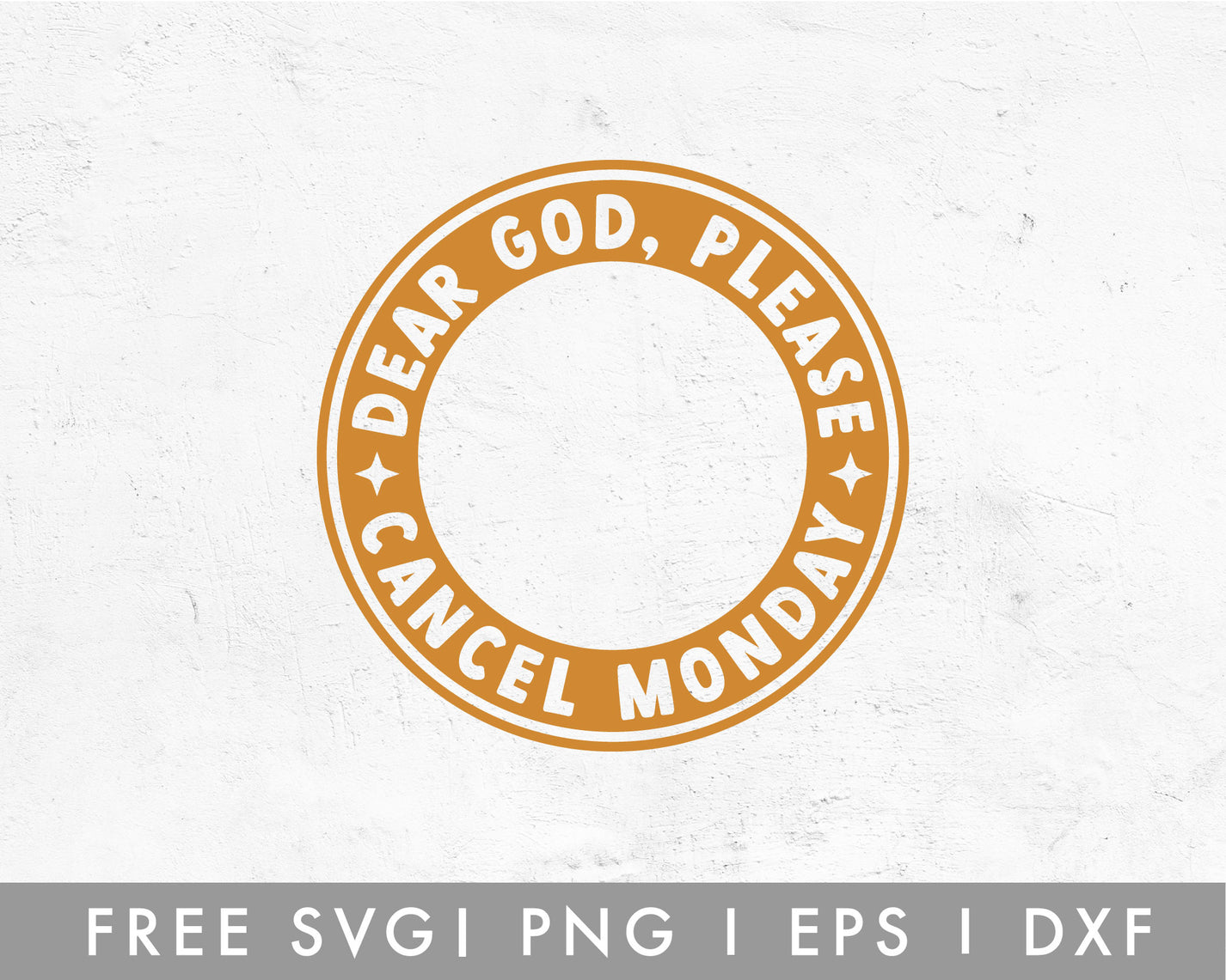 FREE Cancel Monday Frame SVG For Cricut, Cameo Silhouette – Caluya Design