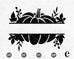 Pumpkin Split Monogram SVG For Cricut, Cameo Silhouette – Caluya Design
