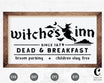 Witches Inn Sign SVG For Cricut Halloween Sign Making – Caluya Design