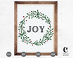 Joy Wreath SVG For Cricut Craft Project – Caluya Design