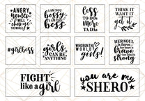 Woman Up SVG Quote Bundle | 25 Pack – Caluya Design