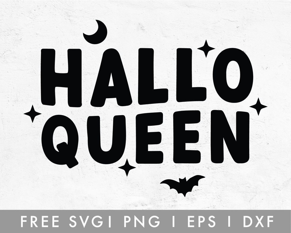 FREE HalloQueen SVG For Cricut, Cameo Silhouette – Caluya Design