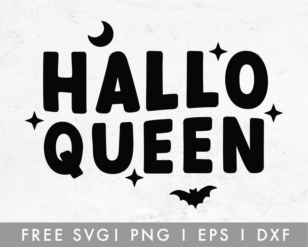 FREE HalloQueen SVG For Cricut, Cameo Silhouette – Caluya Design