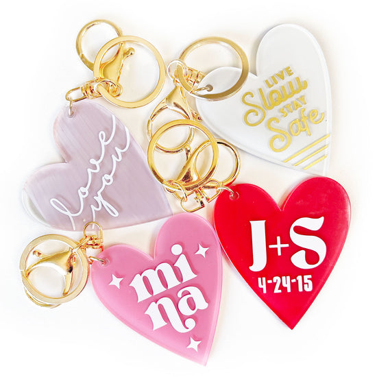 Heart Acrylic Blank | Craft Supply for Cricut Craft | Acrylic Keychain ...