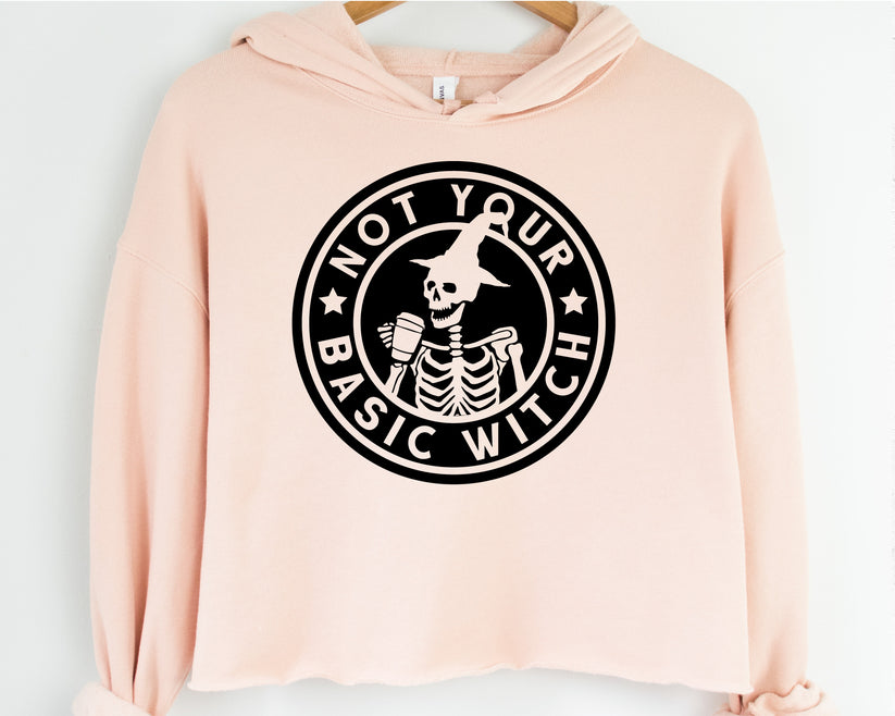 Not Your Basic Witch SVG For Cricut, Cameo Silhouette – Caluya Design