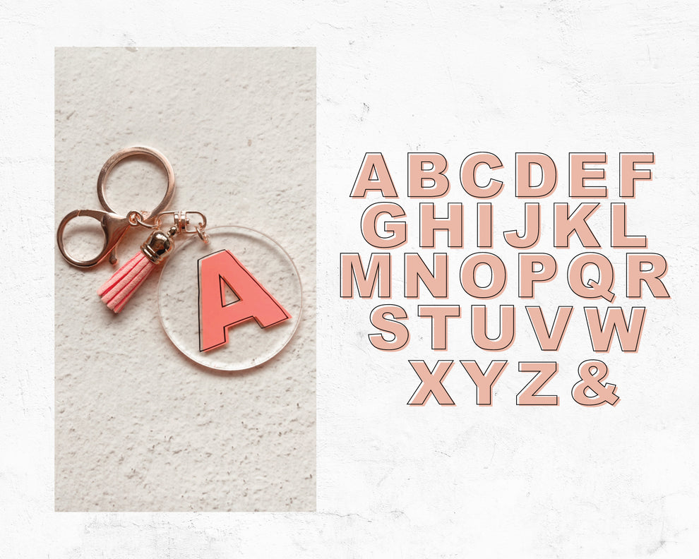 Letter with Outline SVG | Cricut Font SVG – Caluya Design