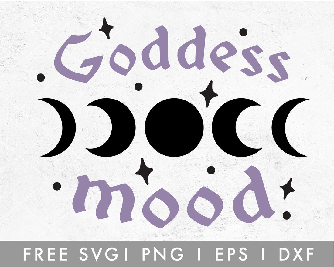 FREE Goddess Mood SVG For Cricut, Cameo Silhouette – Caluya Design