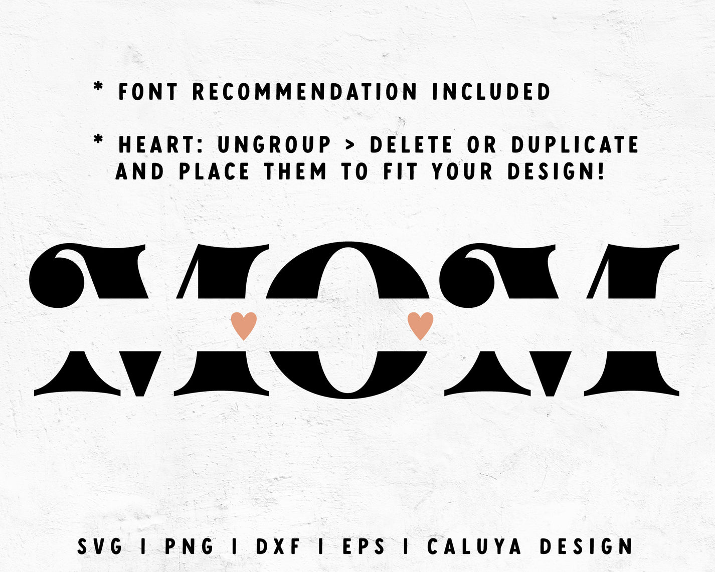 FREE Split Mom SVG | Mother's Day SVG | Mom Monogram SVG Cut File for ...